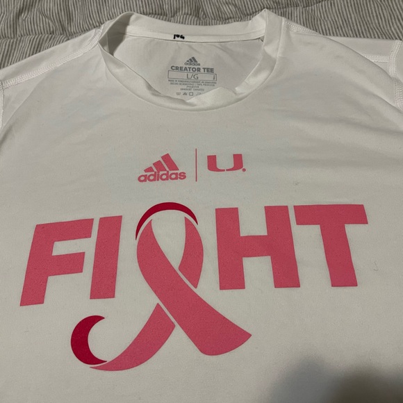 adidas | Shirts | Rare Adidas Aeroready Miami Hurricanes Team Issue Bca ...